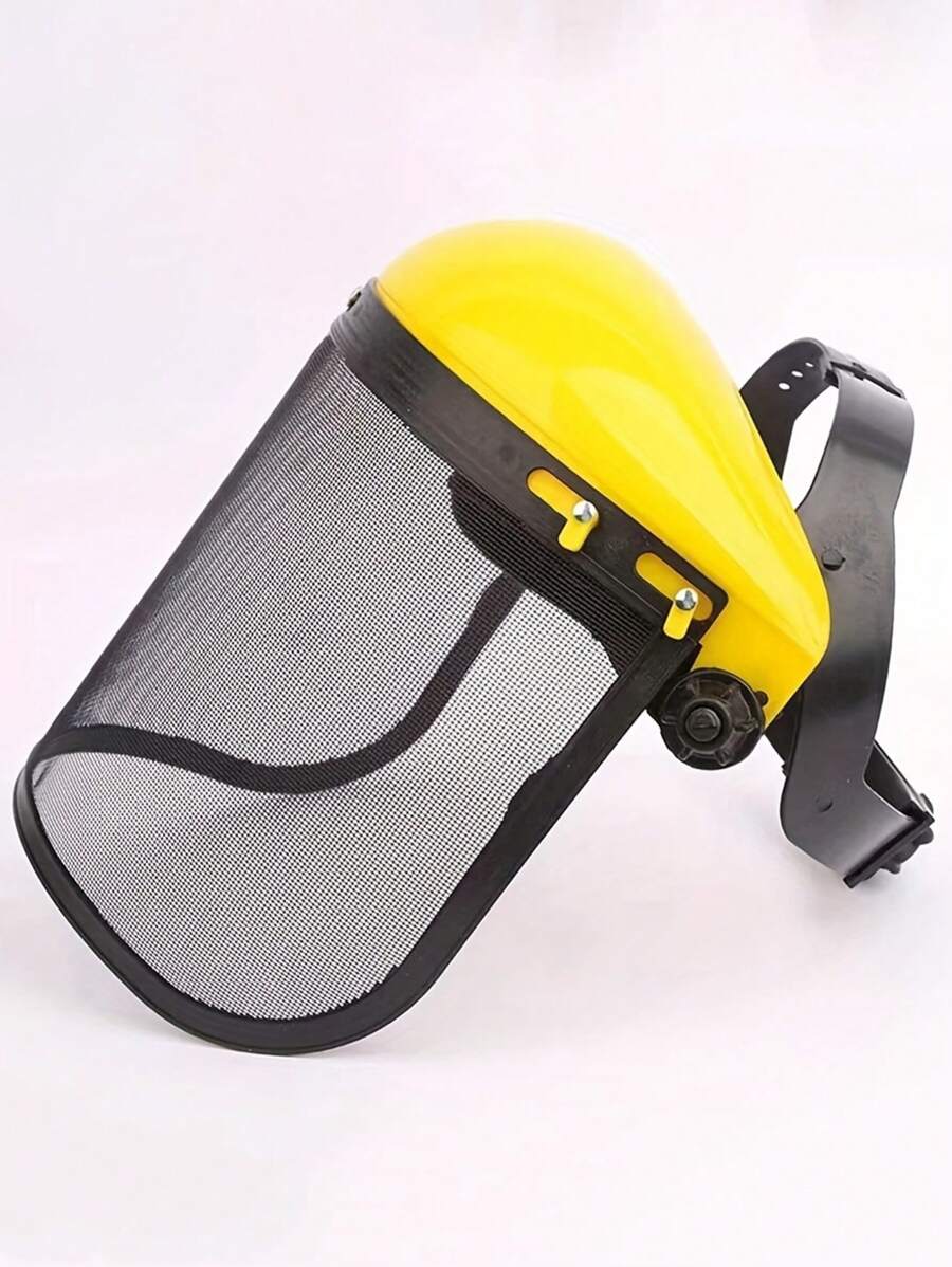 1pc Grass Cutting Protective Face Shield With Wire Mesh Visor For ...