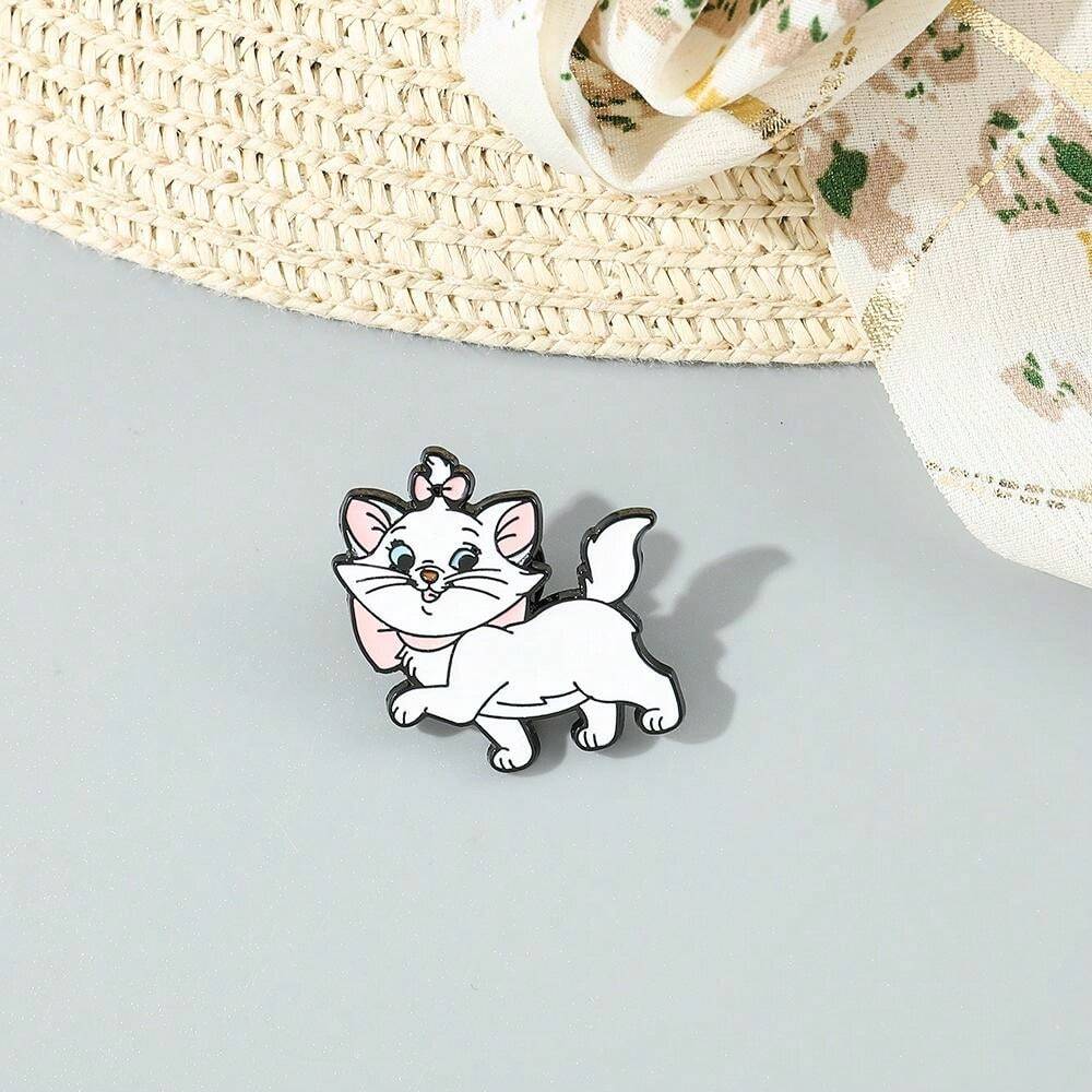 Disney 1 Pc Cartoon Winnie Pooh Brooch Cute The AristoCats Mickey Mouse ...