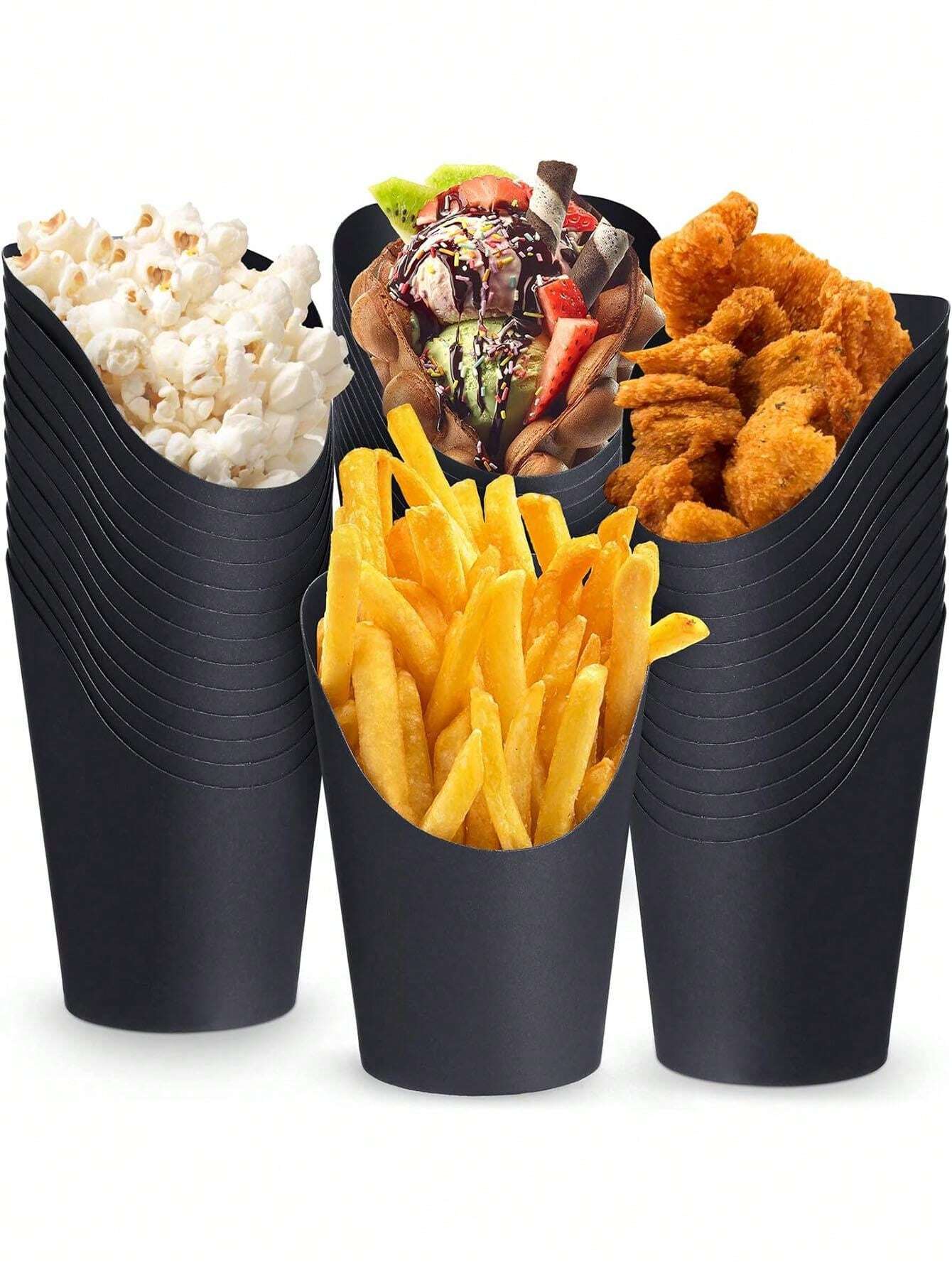 15 piezas/25 piezas/50 piezas Vasos para papas fritas de 14 onzas ...