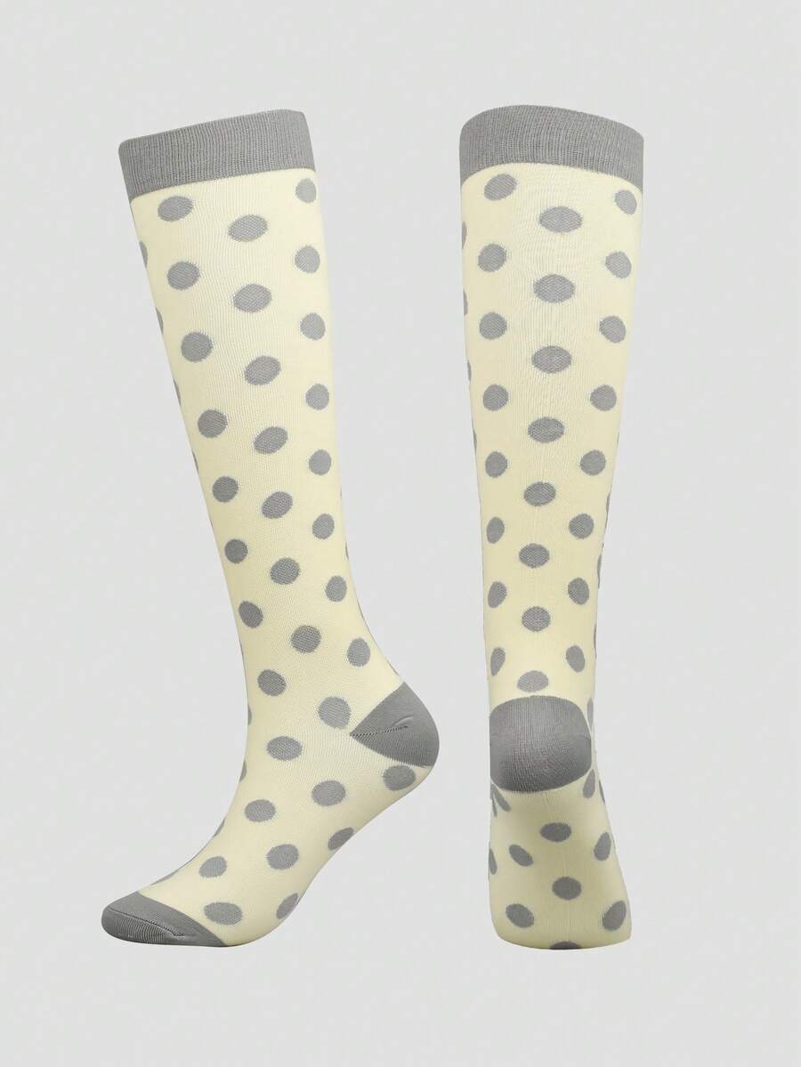 1 Pair Unisex Professional Sport Compression Socks For Running, Cycling ...