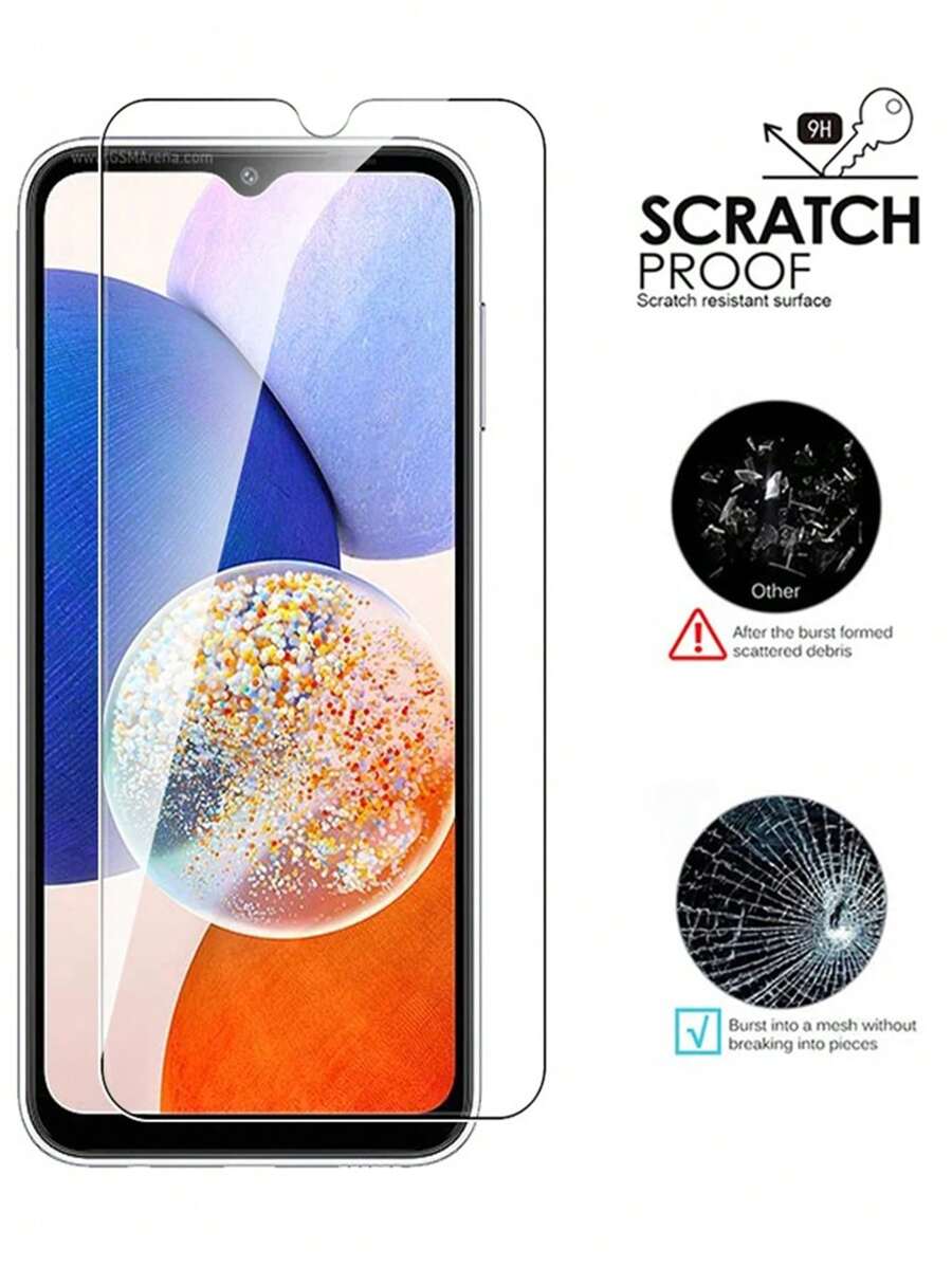 2PCS Tempered Glass Compatible With Redmi A3 A2 A1 PLUS 13R 13C 12 12C 11prime 10prime 10power ...