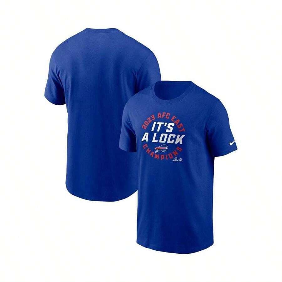 Boyfriend Style Men's Royal Buffalo Bills 2023 AFC East Division ...