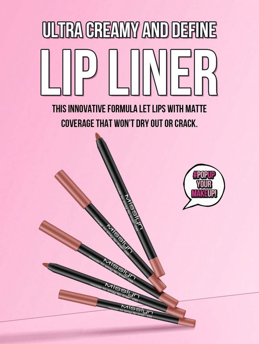 Misslyn Made To Stay Lip Liner, Longwear Rich Lip Colors, Sharpenable ... Misslyn Made To Stay Lip Liner, Longwear Rich Lip Colors, Sharpenable ...