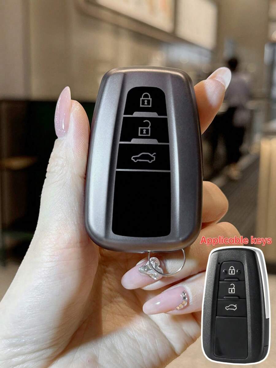 1 Pc Fashion TPU Car Smart Key Cover Case, Fit For Toyota Camry Rav4 Avalon GT86 Avalon Prius C ...