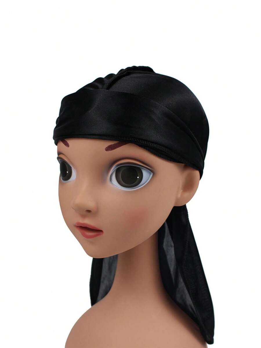 Kids Silky Durag With Wave Caps Set Unisex Baby Durags Long Tail And ...