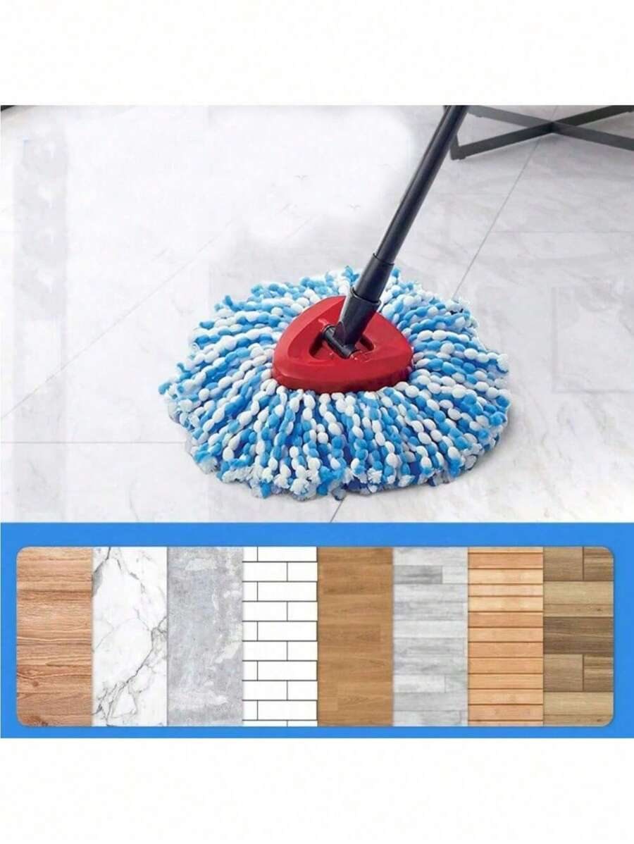 Mop Head Spin Mop Refills Blue For Ocedar 2 System Triangle Mop-Head ...