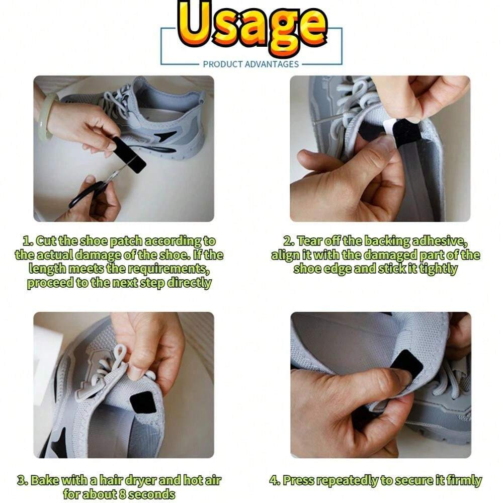 Shoe Upper And Side Repair Patch For Sports Shoes, Help To Fix And ...