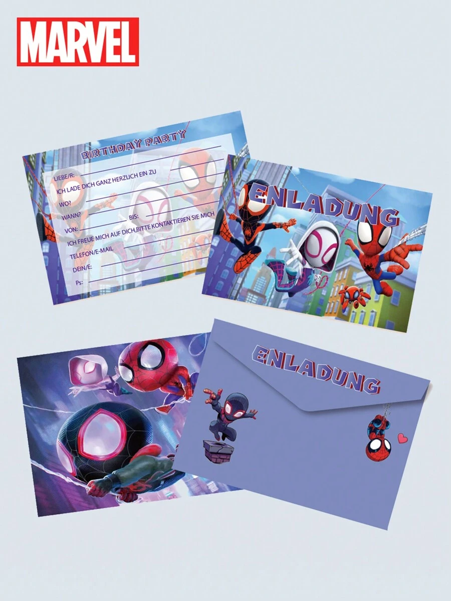 Marvel 12Sets Marve Officially Licensed Across The Spider-Verse Movie ...