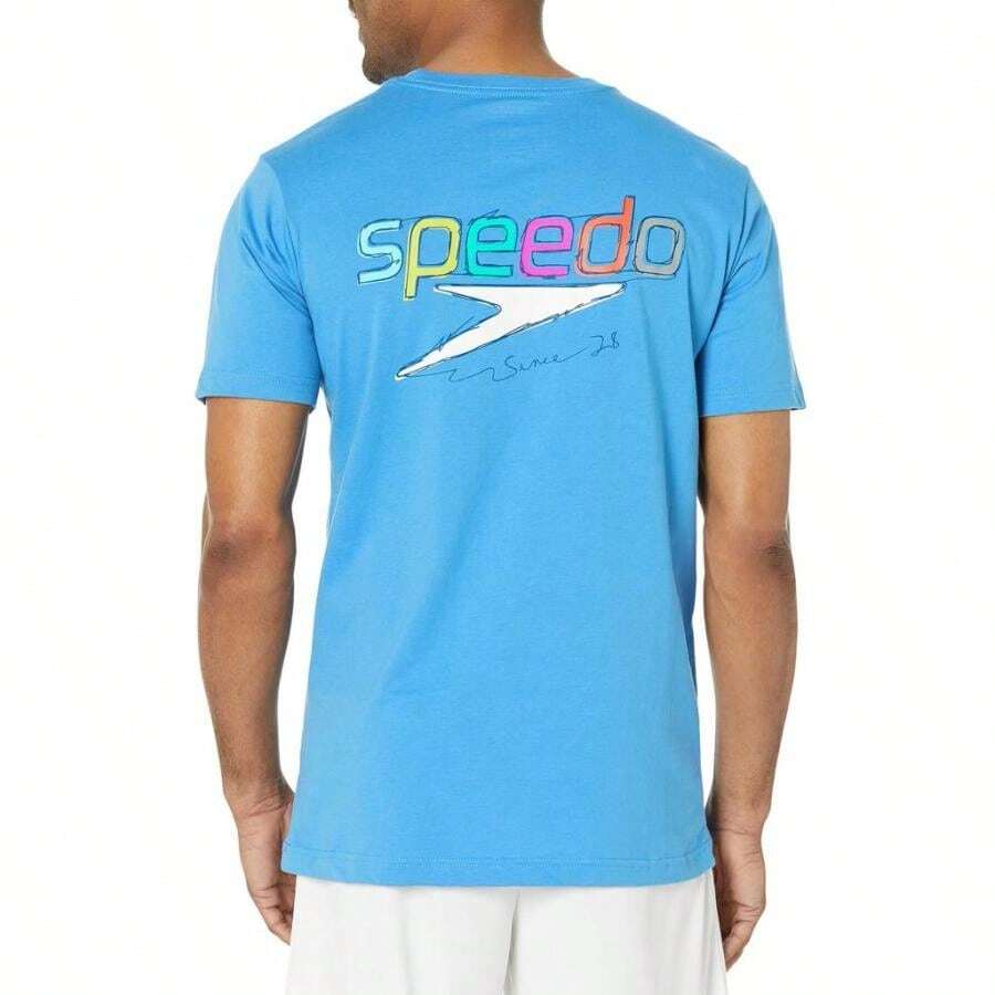 Speedo | Graphic Short Sleeve Swim Tee | SHEIN USA