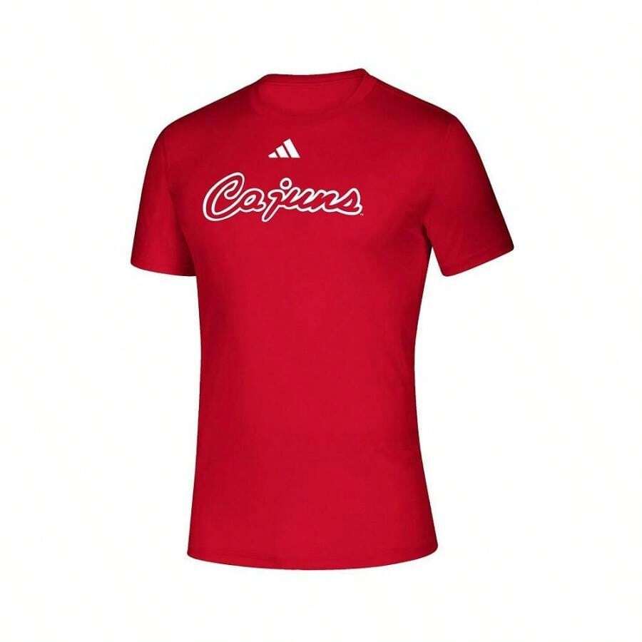 Adidas Men's Red Louisiana Ragin' Cajuns Vault Script Creator T-Shirt ...