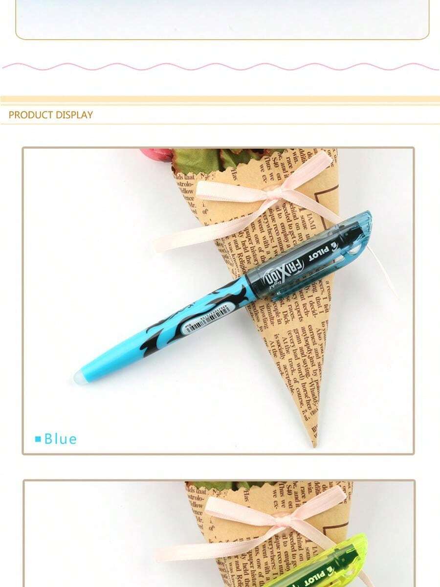 6pcs Light Color Set Erasable Fluorescent Highlighter Pen, Student ...