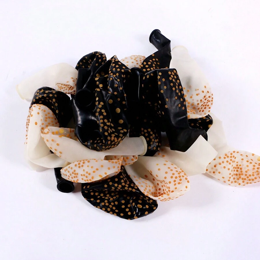 20 Transparent 12 Inch Gold Dots, Black Dots, Polka Dots, Spots ...