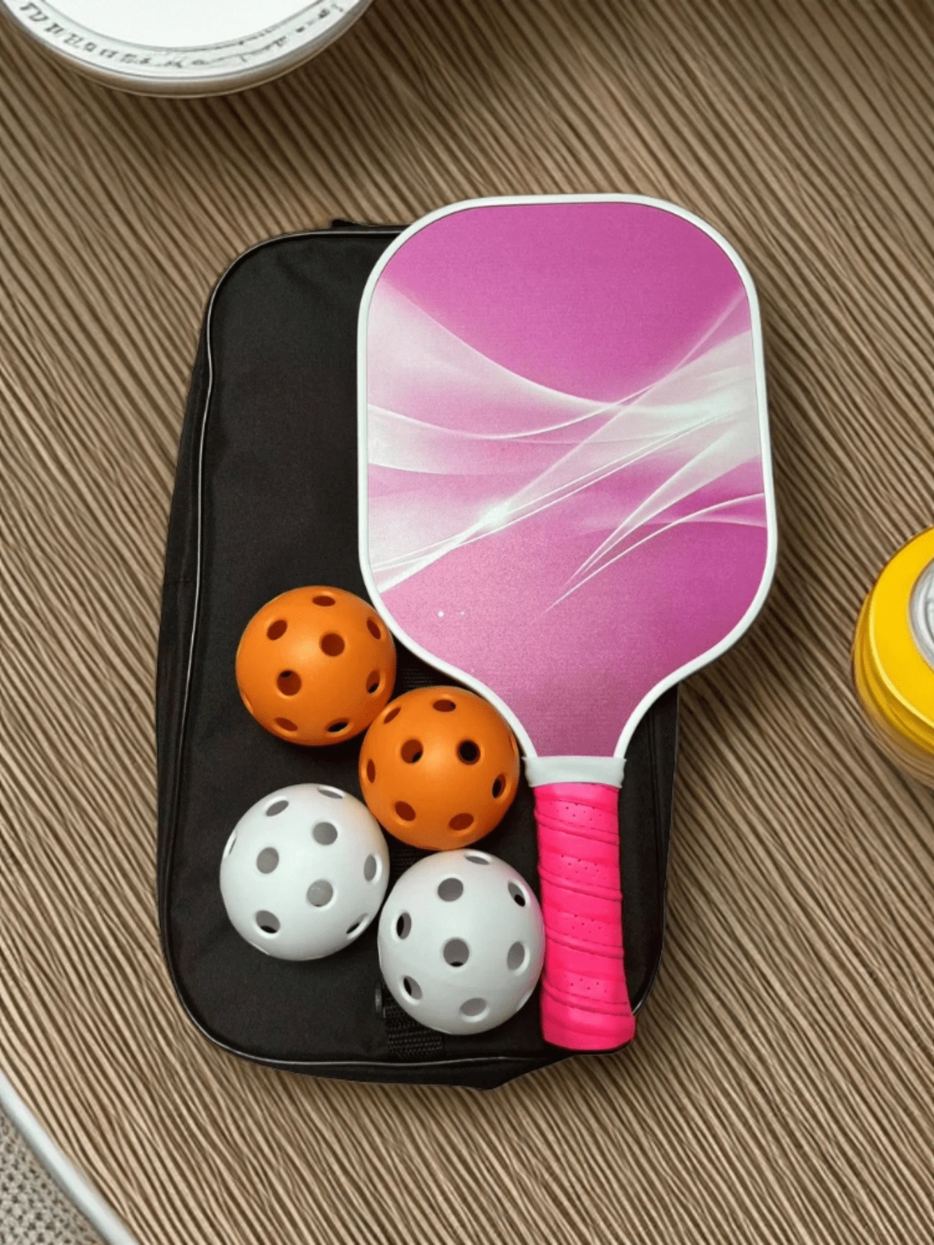 PEAK Glass Fiber Portable Training Badminton Bat, Ideal For Shuttlecock ...