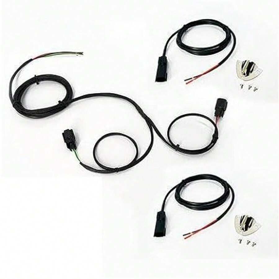 American Hard Bag Rear Speaker Split Backbone Wire Harness For Harley ...