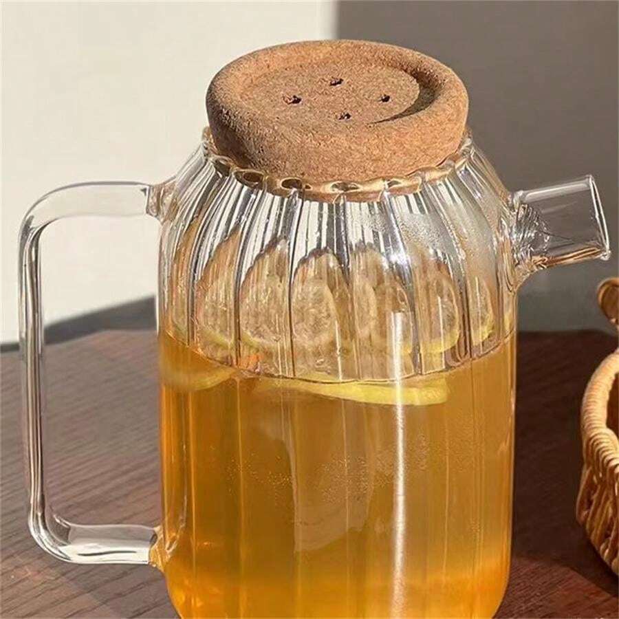 Caraffa d'acqua in vetro martellato con coperchio, adatto per ...