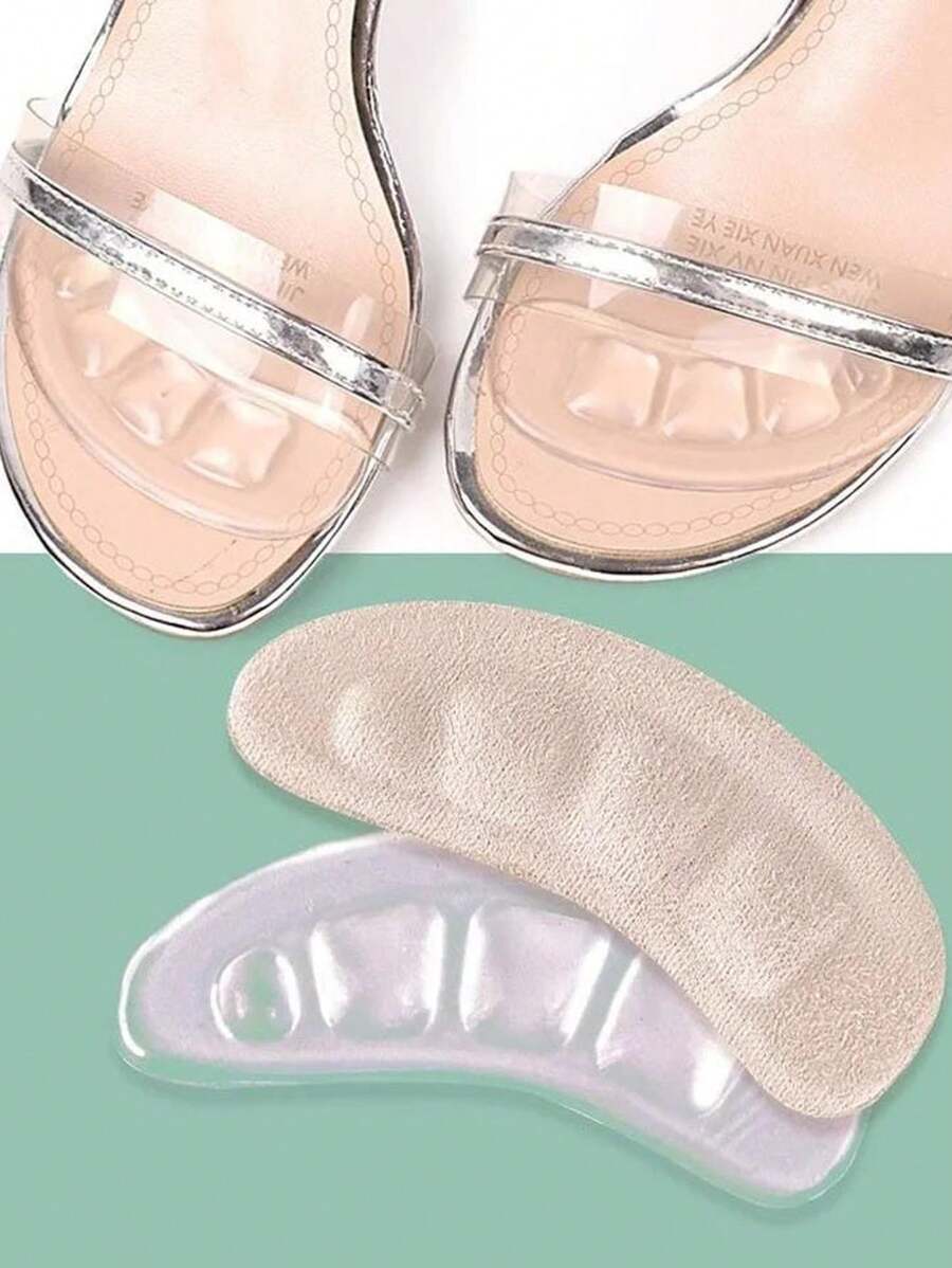 Women's Silicone Gel Forefoot Pad High Heels Sandals Anti-Slip Shoe ...