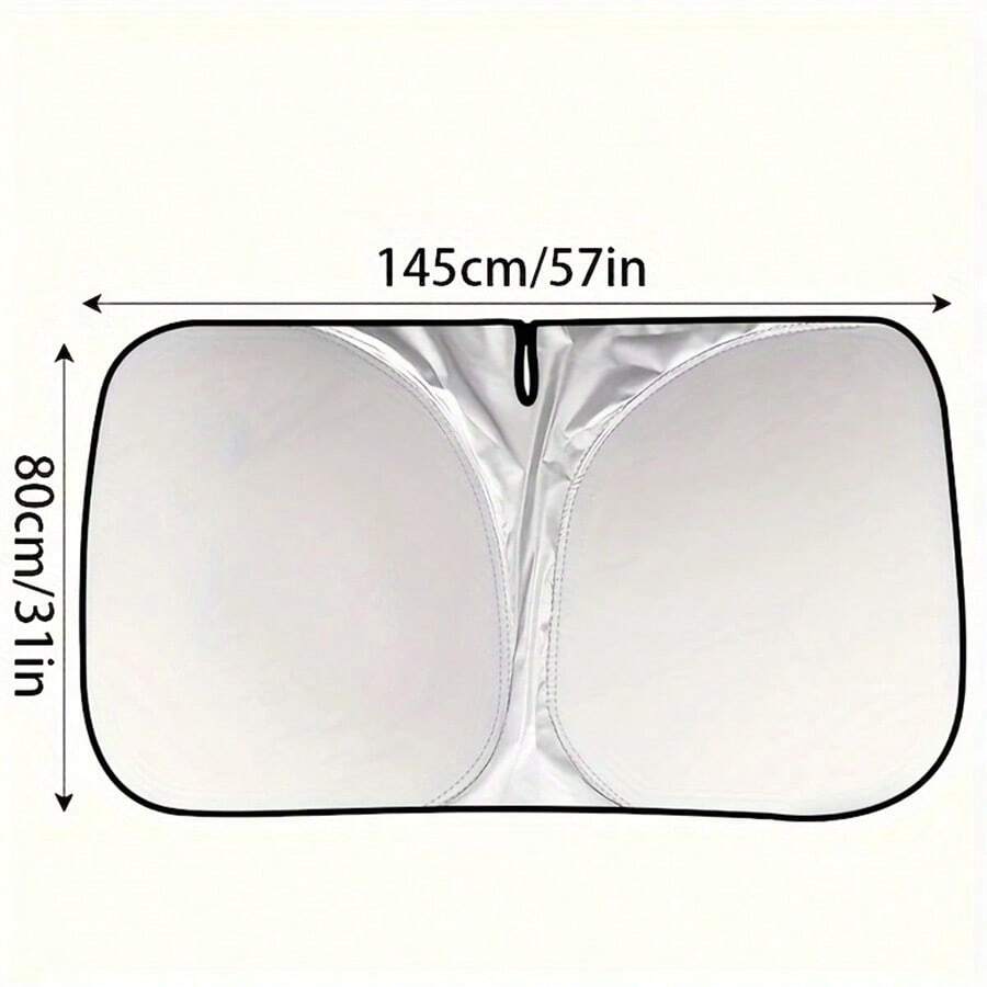 Foldable Car Sunshade With Hollow Design, Upgraded Thick Titanium ...