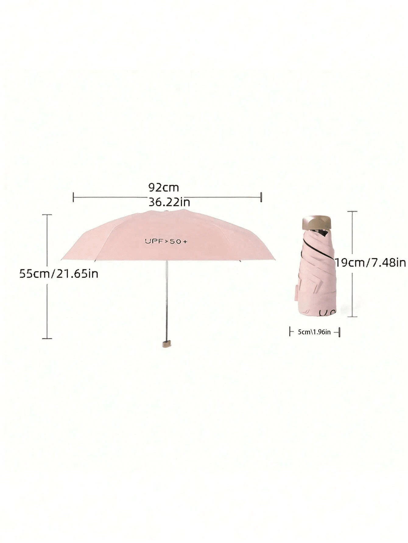 1PC Mini Travel Umbrella, Small Folding Umbrella, Small Compact ...