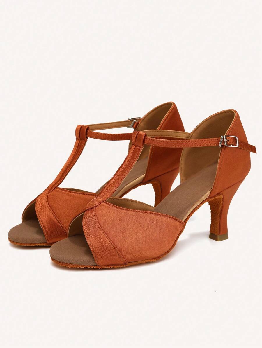 Women Latin Dance Shoes High-Heeled Ballroom Dance Shoes Salsa Ballroom ...