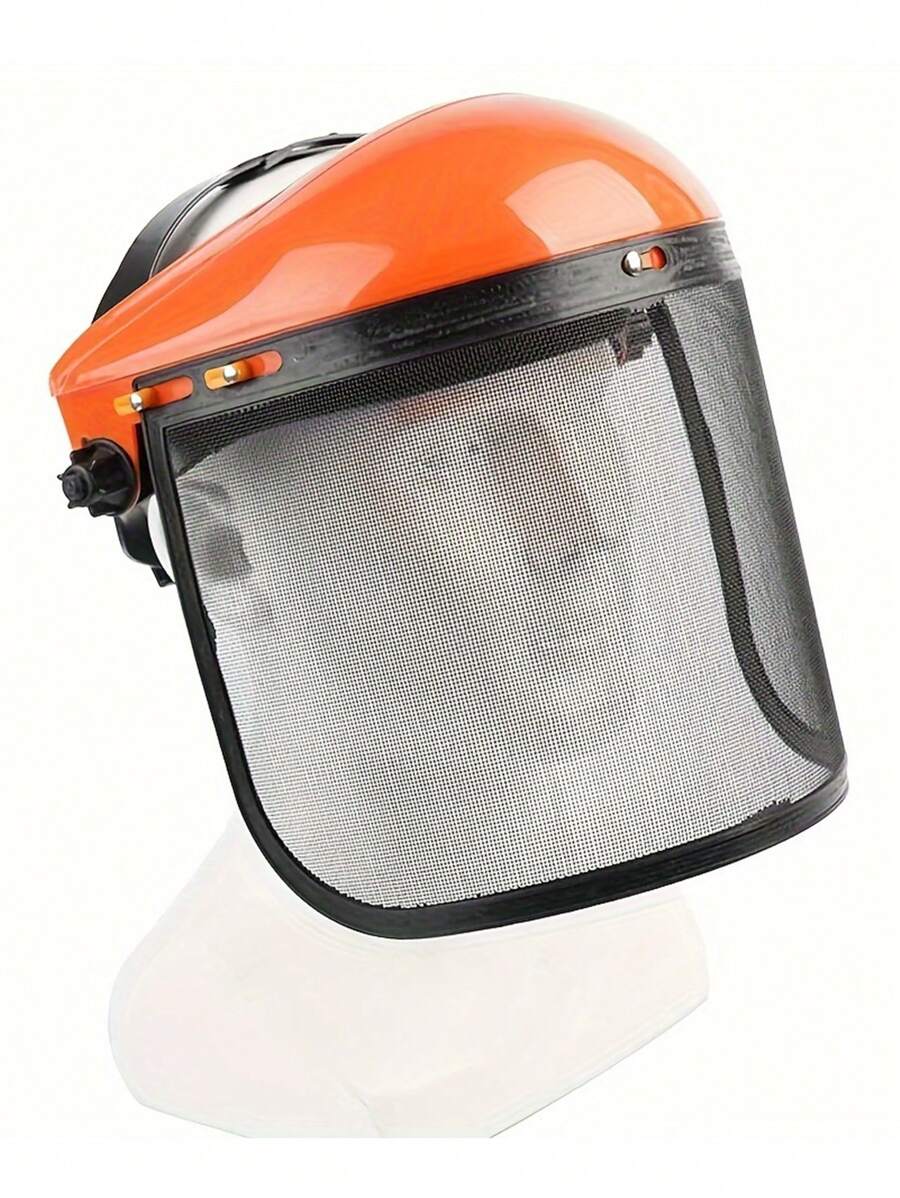 1pc Grass Cutting Protective Face Shield With Wire Mesh Visor For ...