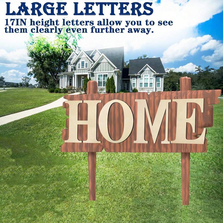 17 Inch Large Wooden Letters, Paintable Large Wood Letter For Crafts ...