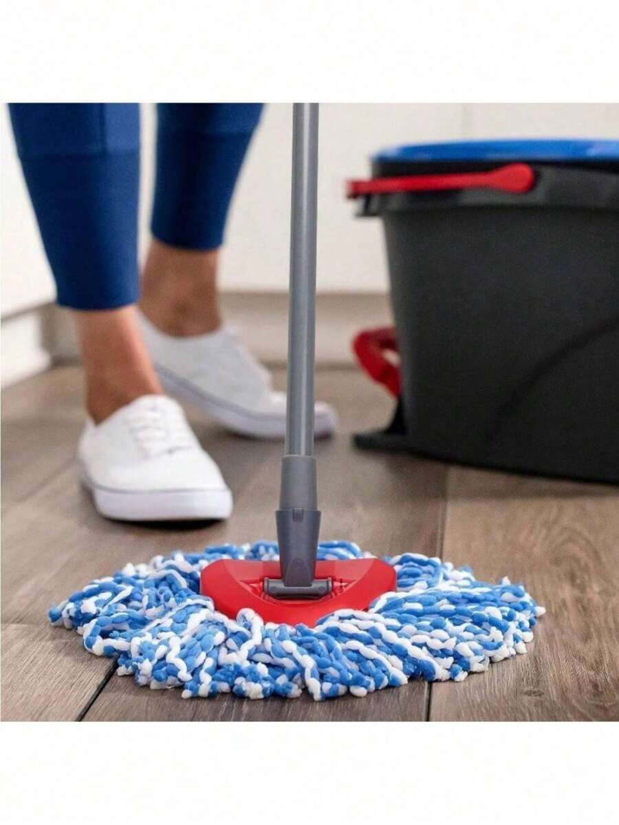 Mop Head Spin Mop Refills Blue For Ocedar 2 System Triangle Mop-Head ...