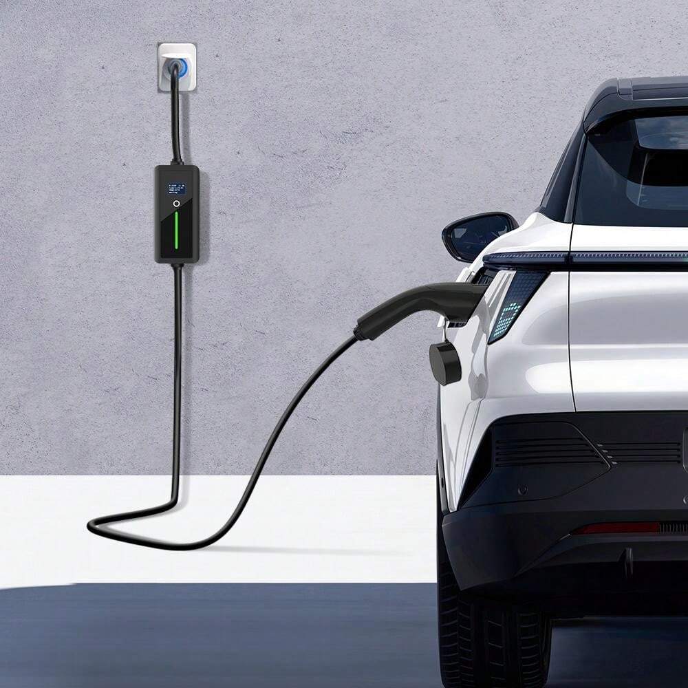 7.6KW Portable EV Charger 32A Type2 Charging Cable Type2 Cord IEC61851 ...