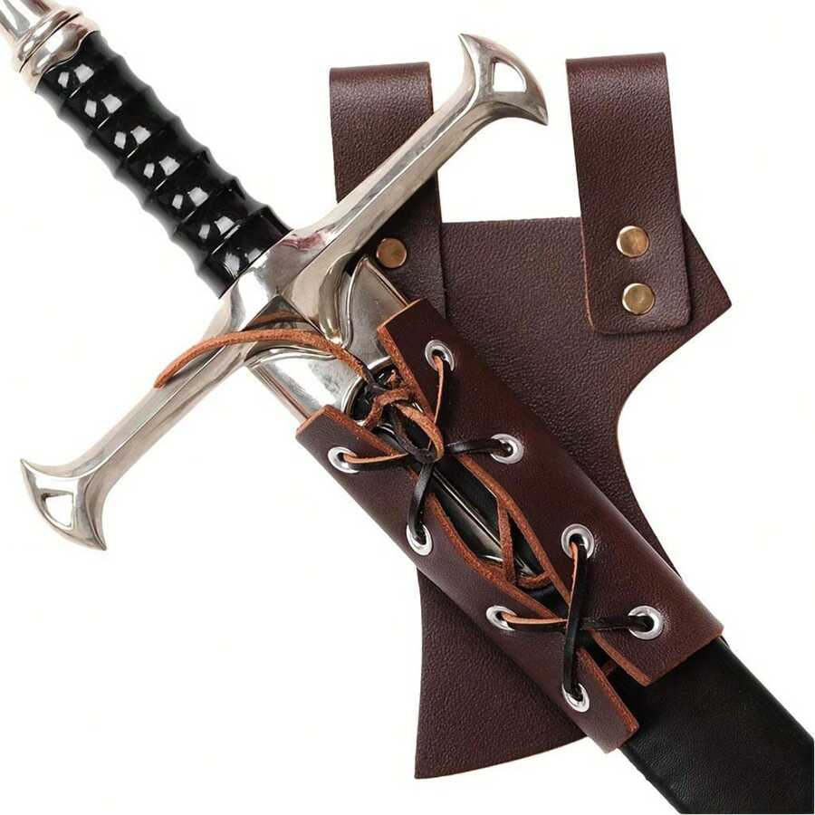 2025 Medieval Viking Sword Holster Katana Samurai Sword Frog Leather ...