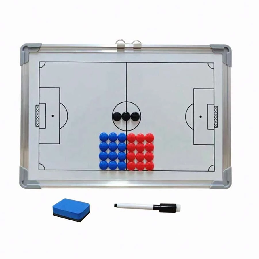 Magnetic Aluminum Alloy Football Tactical Board, Wall-Mounted Soccer ...