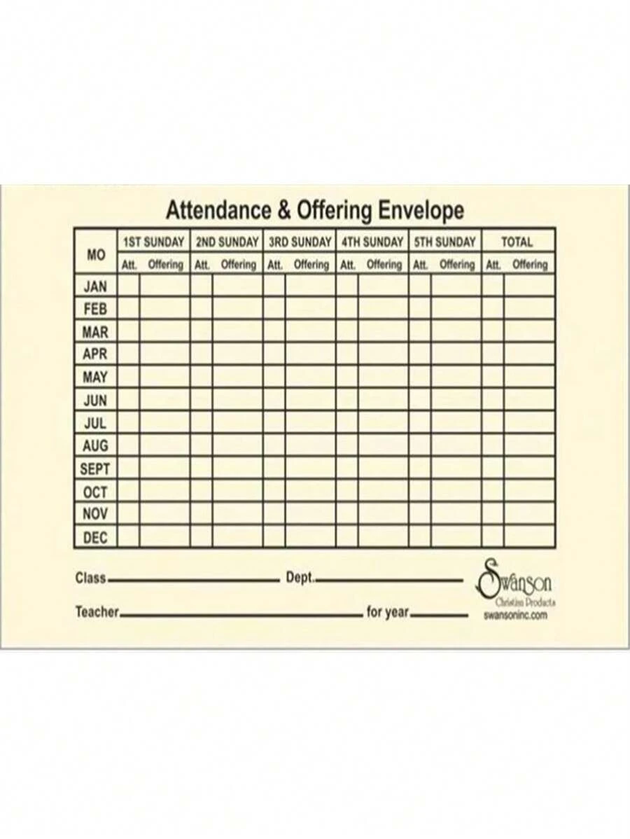 Unbeatablesale Swanson Christian Supply 08743X Offering Envelope ...