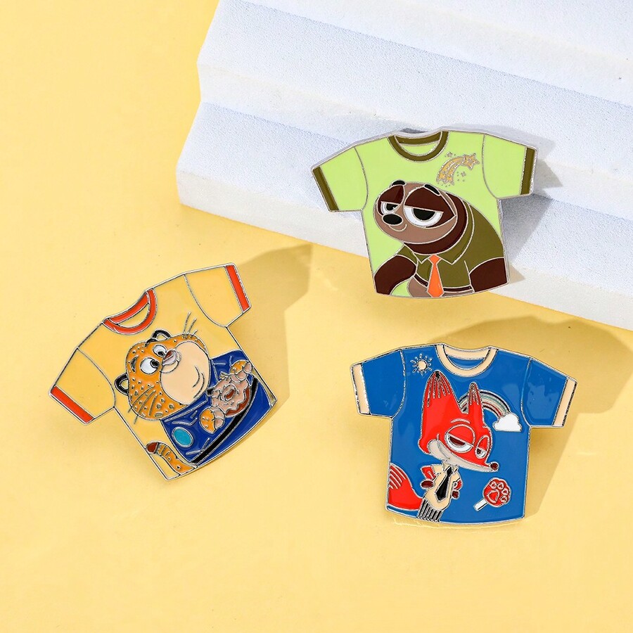 Disney Disney 1 Pc Cartoon Anime Zootopia Lightning Metal Brooch ...