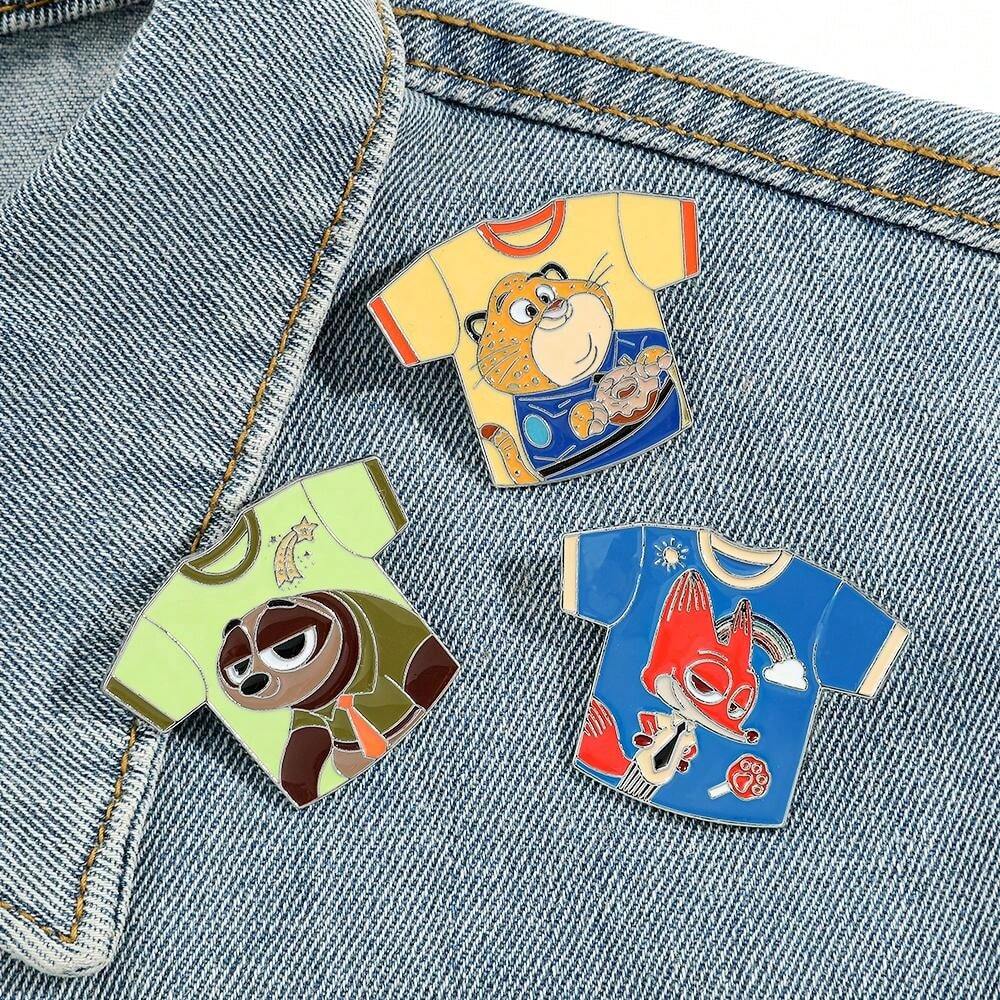 Disney Disney 1 Pc Cartoon Anime Zootopia Lightning Metal Brooch ...