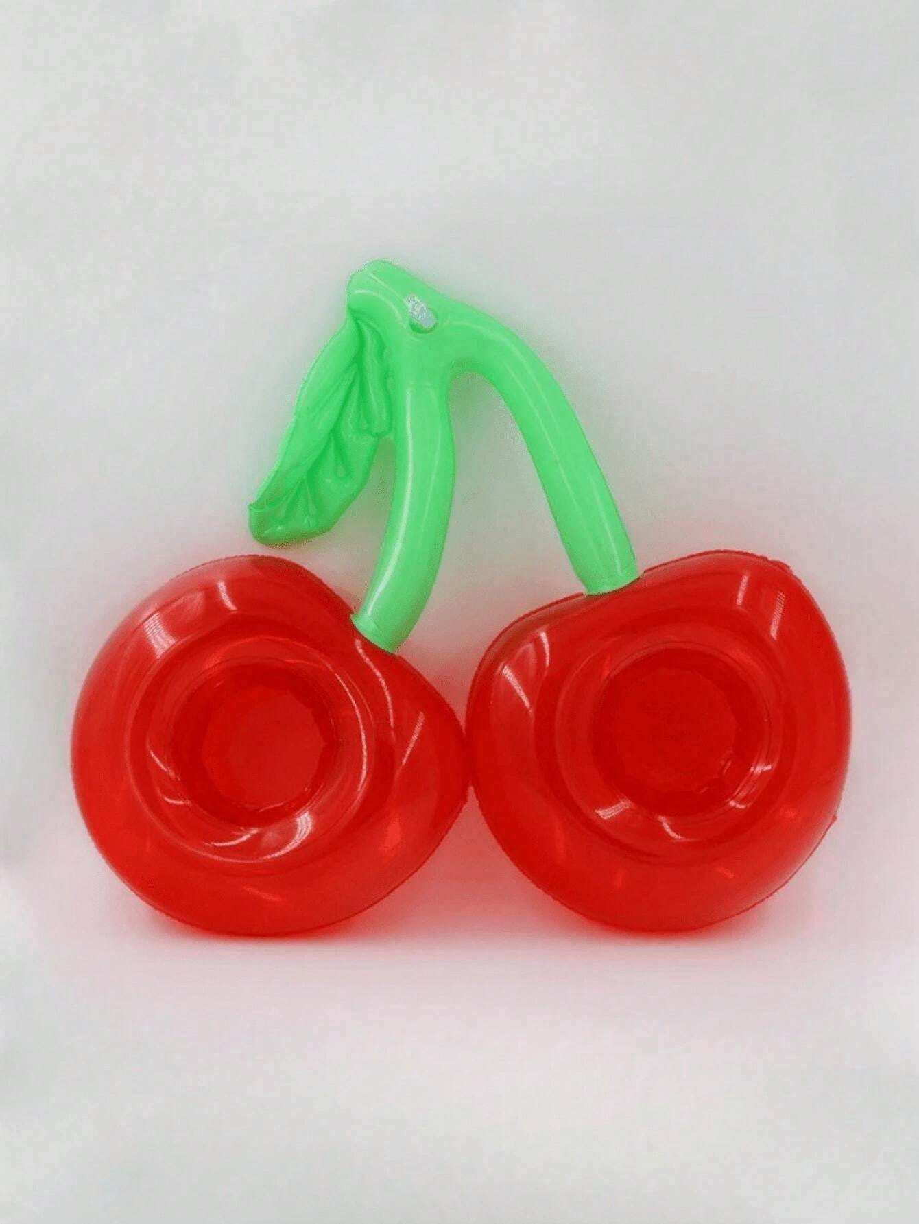 Inflatable Cherry Drink Holder A Double Mouth Red Cherry Design ...
