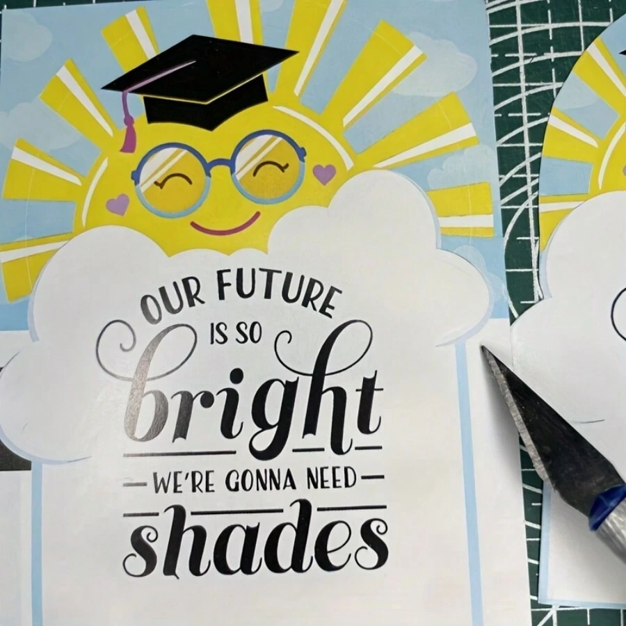10pcs Graduation Favor Tags, Graduation Season Gift Tags, Bright Future ...