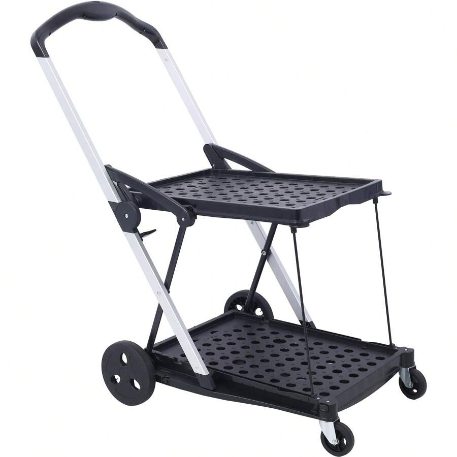 Collapsible Utility Cart Multi Use Functional Collapsible Shopping ...