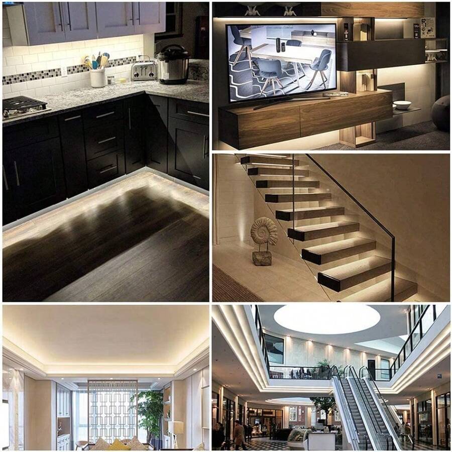 LED Strip Light 5V COB White Light, Warm Light USB LED Strip, 1M-5M (3 ...