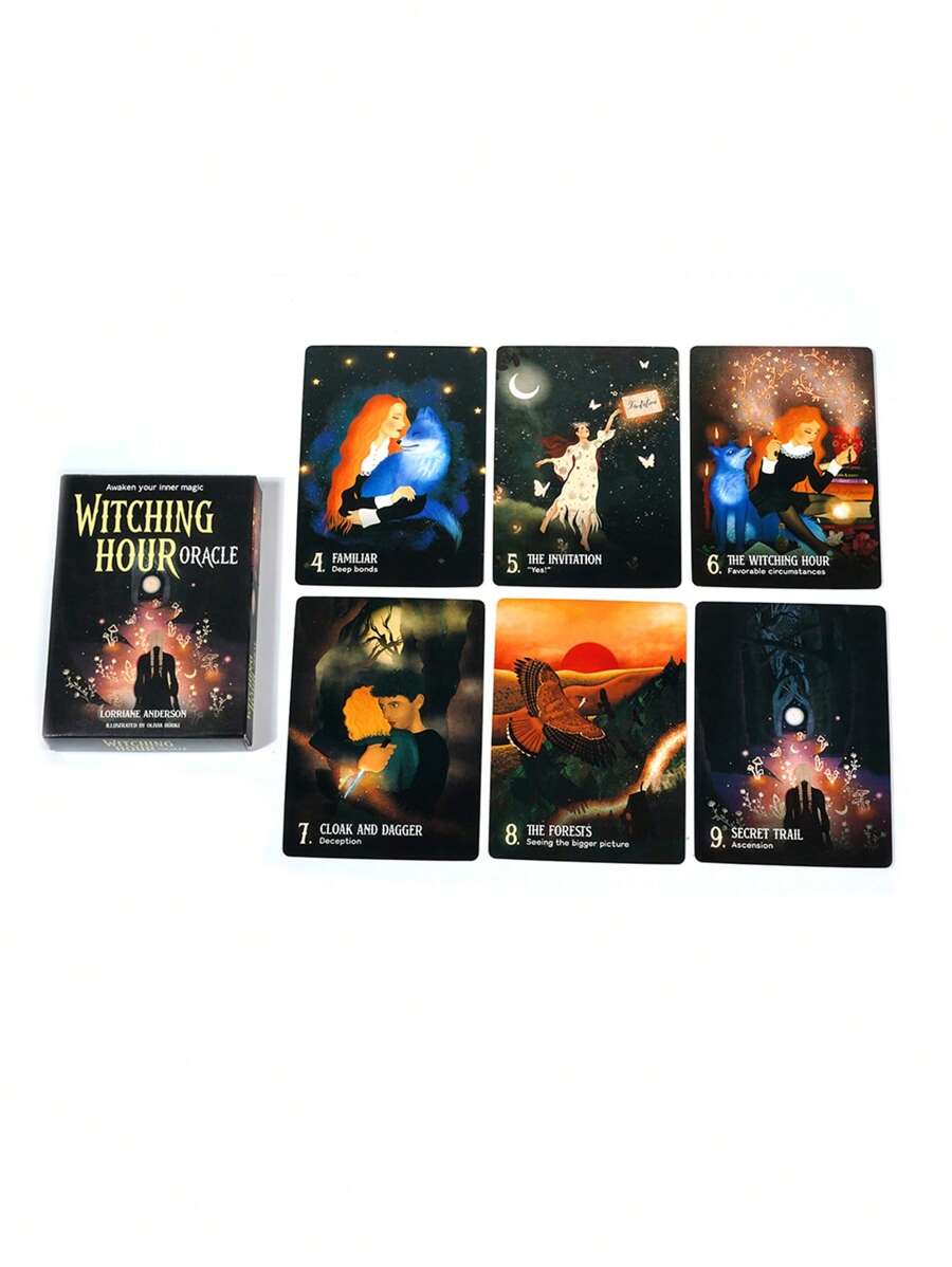 1set The Witching Hour Oracle Tarot Cards Your Inner | SHEIN UK