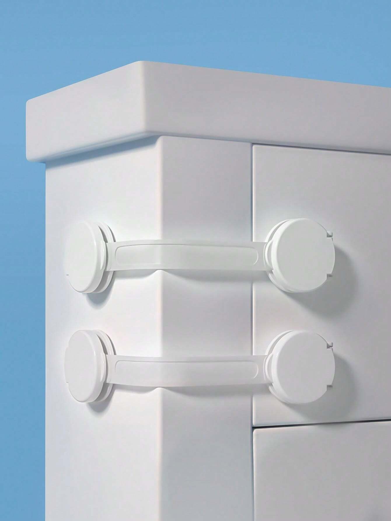 3Pcs Baby Safety Anti-Pinch Hand Drawer Latch Anti-Opening Refrigerator ...