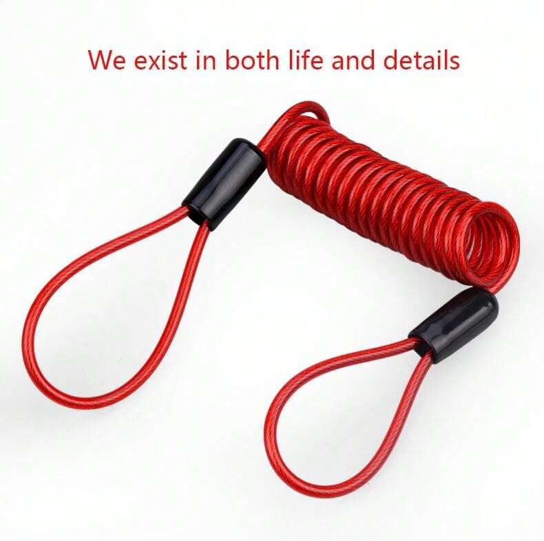 Motorcycle Alarm Disc Brake Lock Rope, Motorcycle Lock Anti-Theft ...