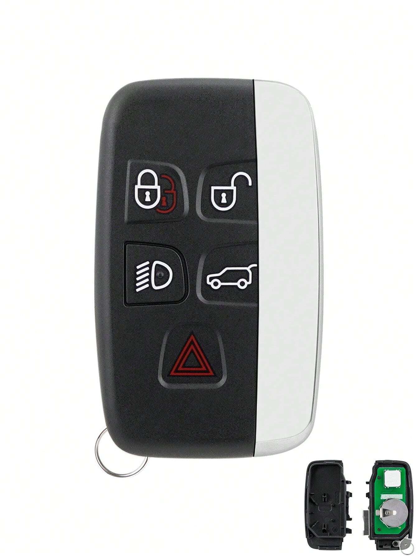 5 Buttons Smart Remote Control Car Key Fob 433MHz For Land Rover Evoque ...