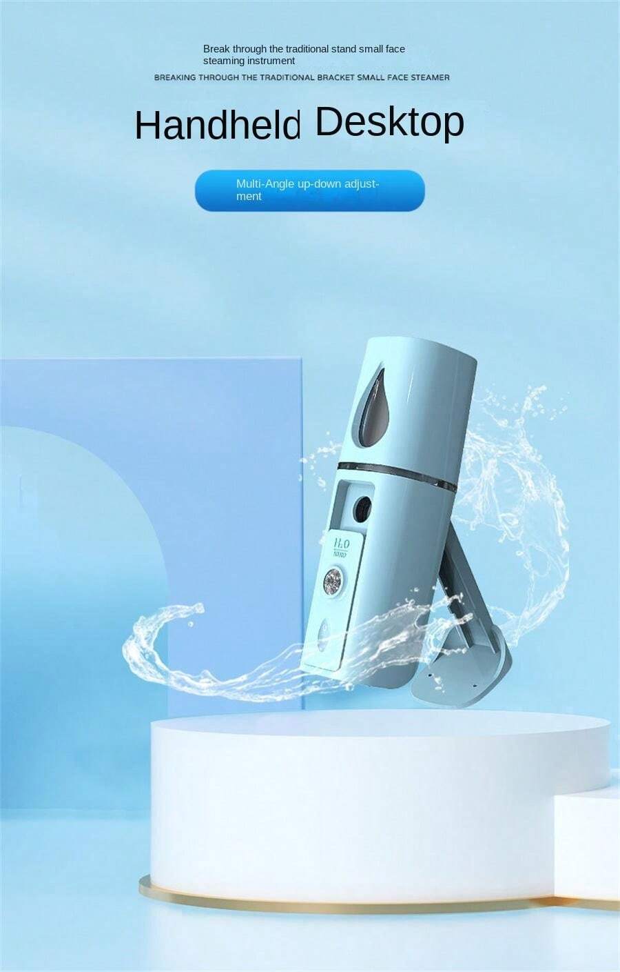1PC Portable Mini Face Sprayer, Stand Spray Hydrator, Long Spray ...
