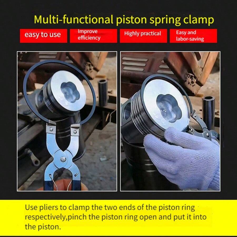 1pc Piston Ring Embedded Pliers,Car Piston Ring Compressor Tool,Piston ...