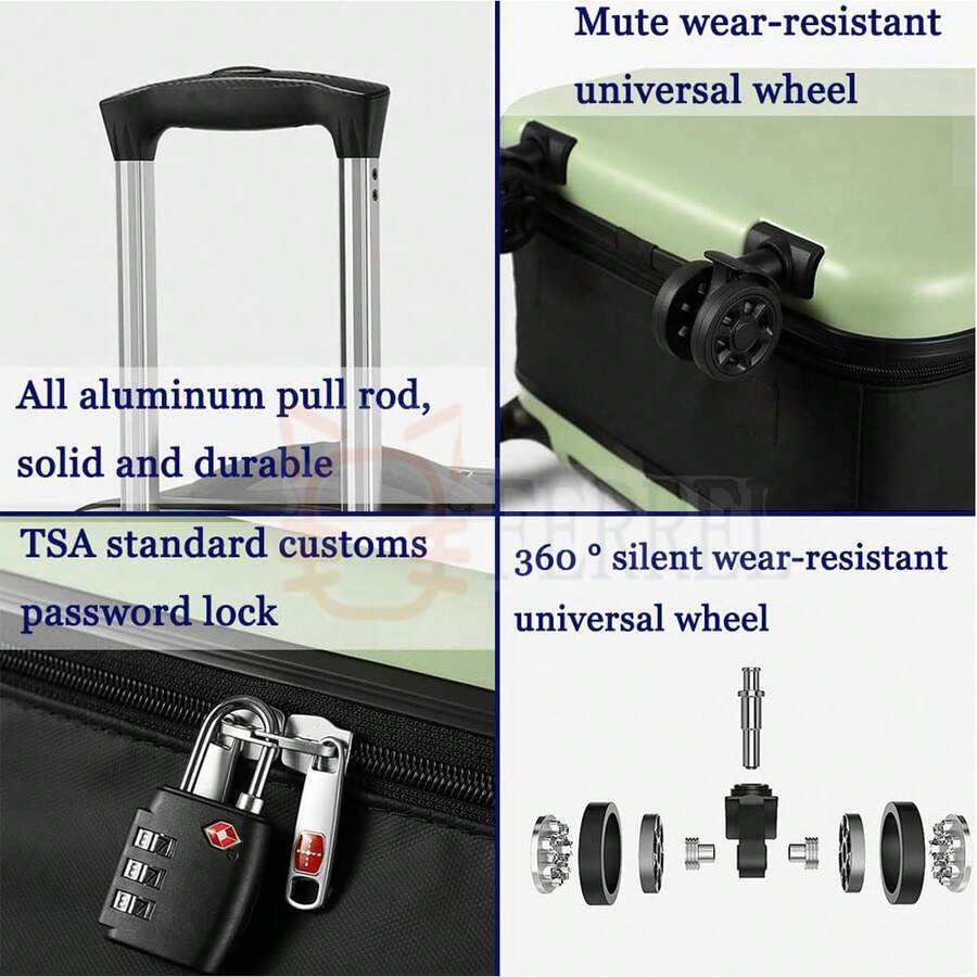 Foldable Rolling Suitcase, Universal Rolling Suitcase, Portable Storage ...