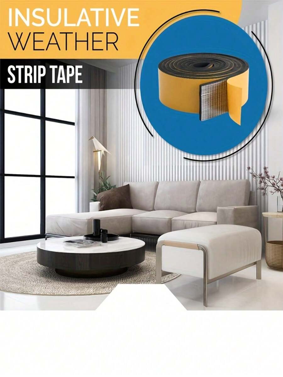 3m Self-Adhesive Foam Weatherstripping Tape For Sealing, Wind And Rain ...