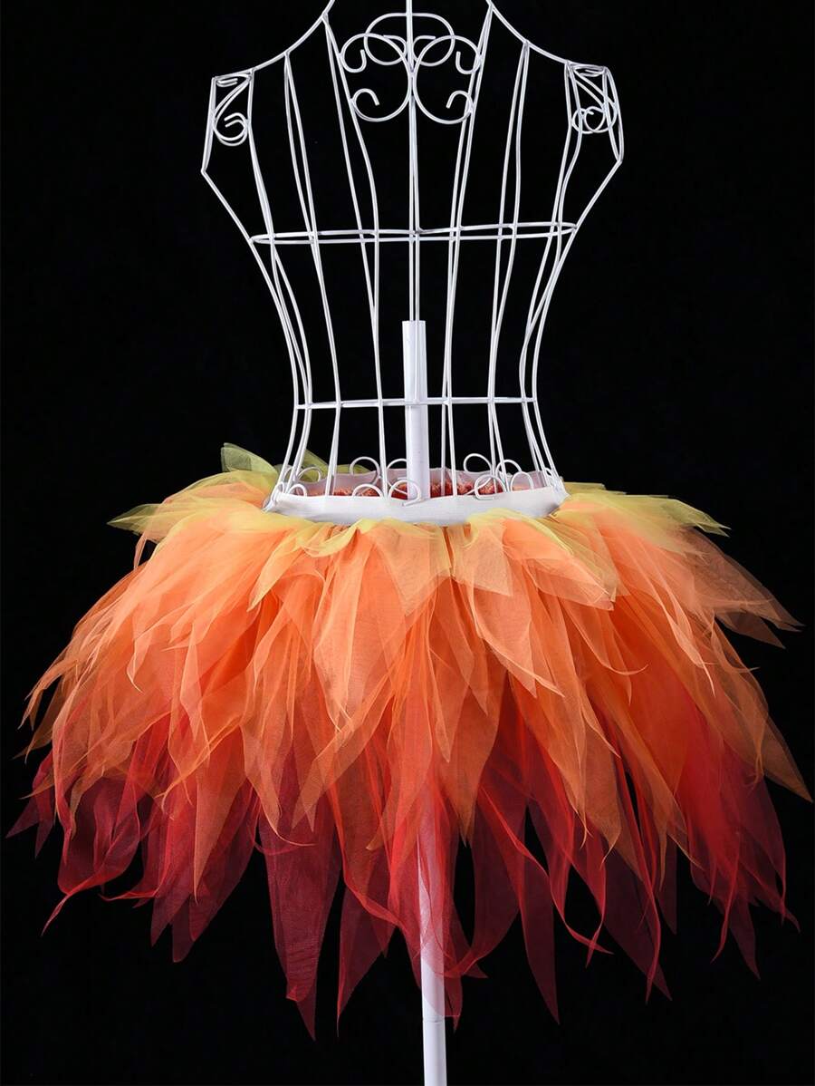Fire Tutu Devil Costume Phoenix Costume Flames Tutus Adult Tutu Blaze ...