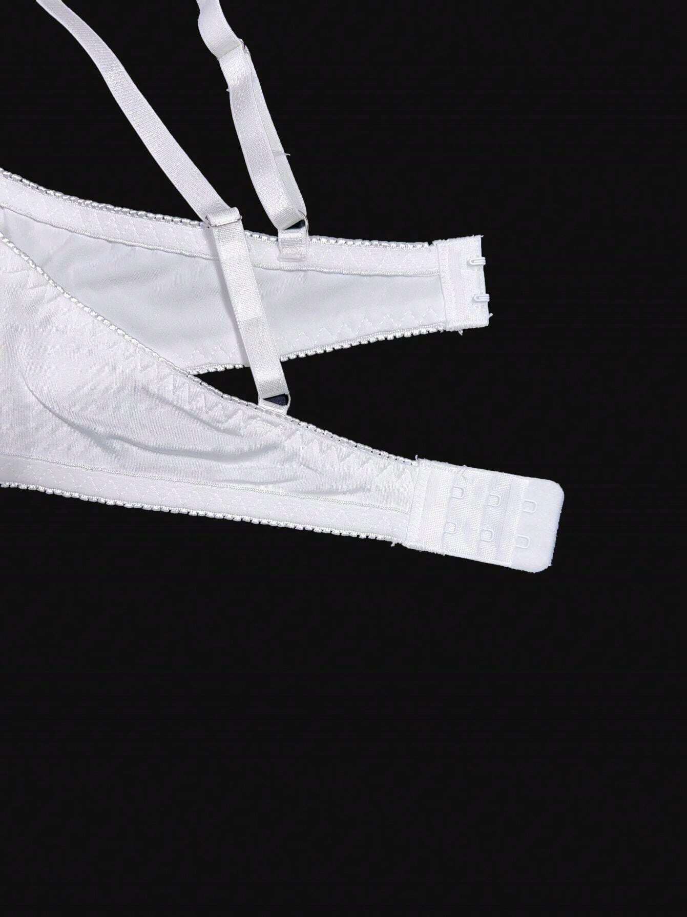 Women's Plus Size Semi-Transparent White Lace Edge Ultra-Thin ...