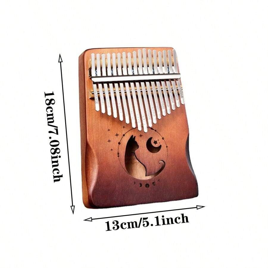 17-Key Kalimba, Thumb Piano, Gradient Color Design, Ergonomic Portable ...