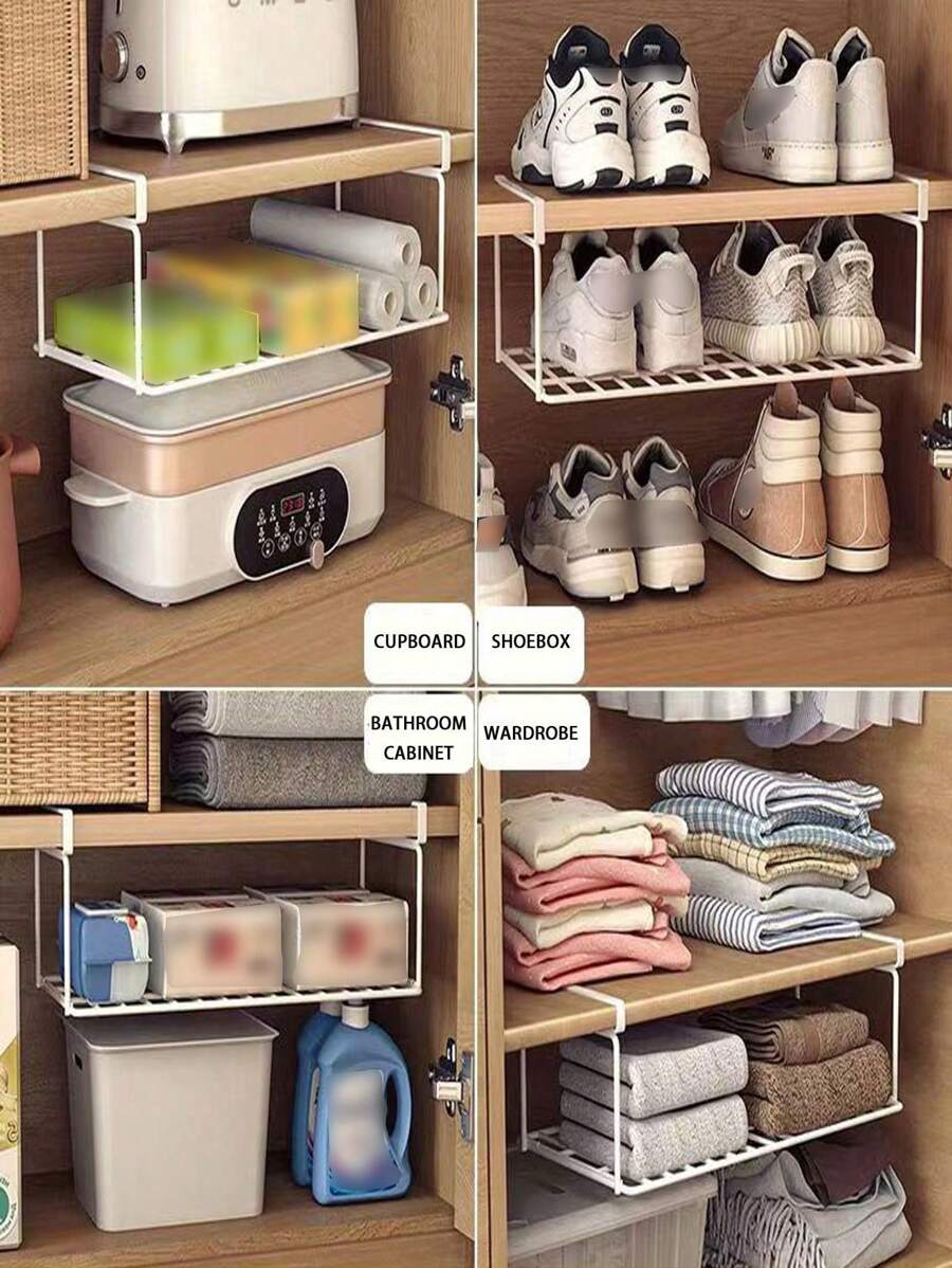 Shoe Storage Rack, Shoe Cabinet, Layered Partitions, Space-Saving ...
