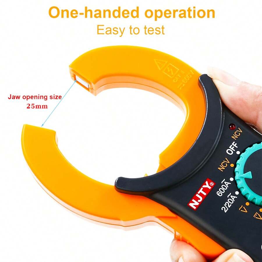 3266 Clamp Meter 4000 Counts AUTO Range Current Ammeter Tester Hz Ohm ...
