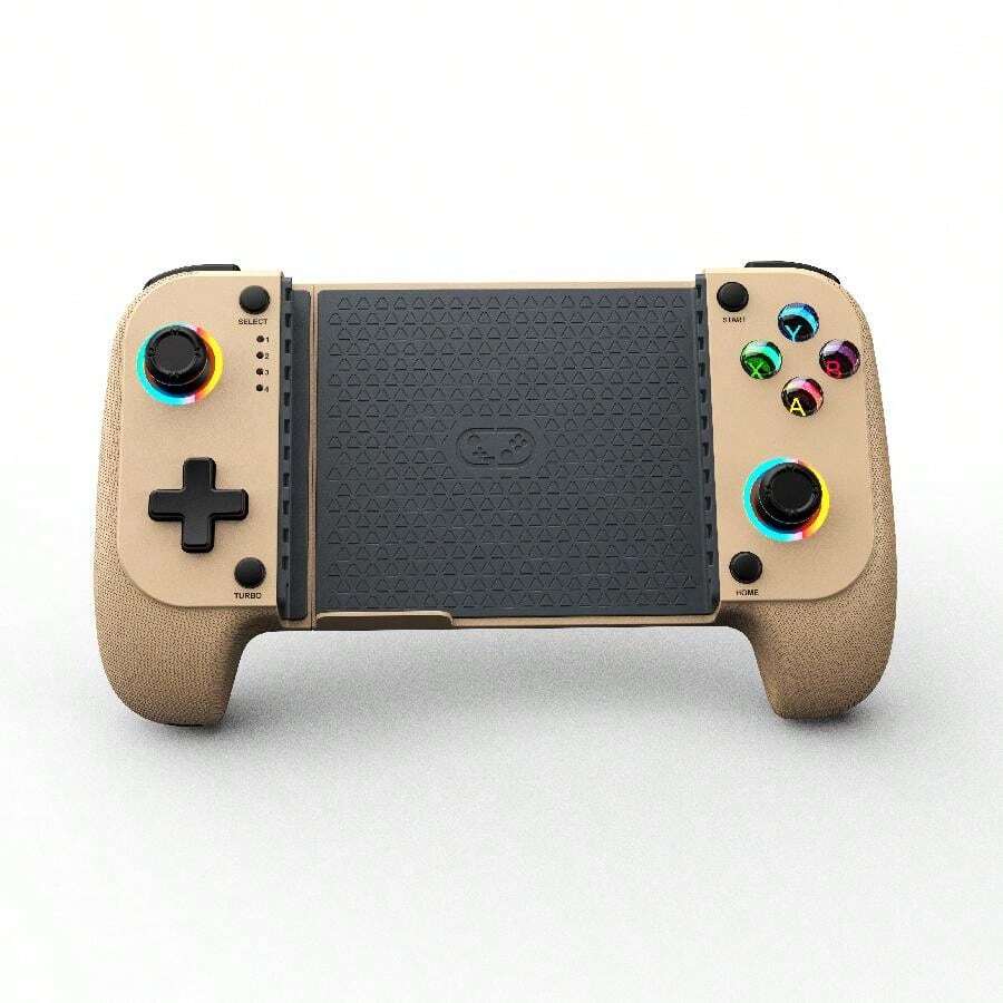 STK-7009F Brown Bluetooth Game Controller With RGB Light And ...